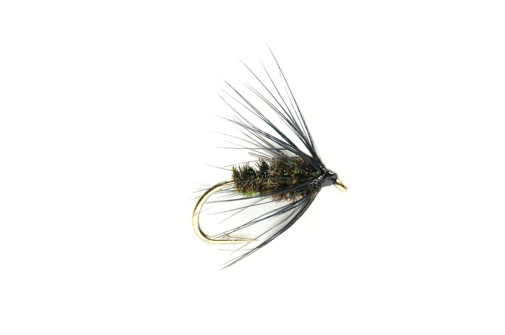 Fulling Mill Spider Black and Peacock — Aussie Angler