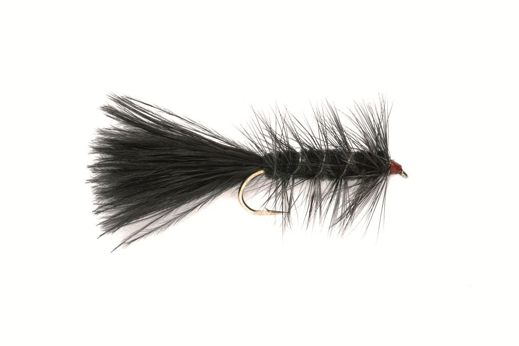 Fulling Mill Woolly Bugger Black Weighted — Aussie Angler